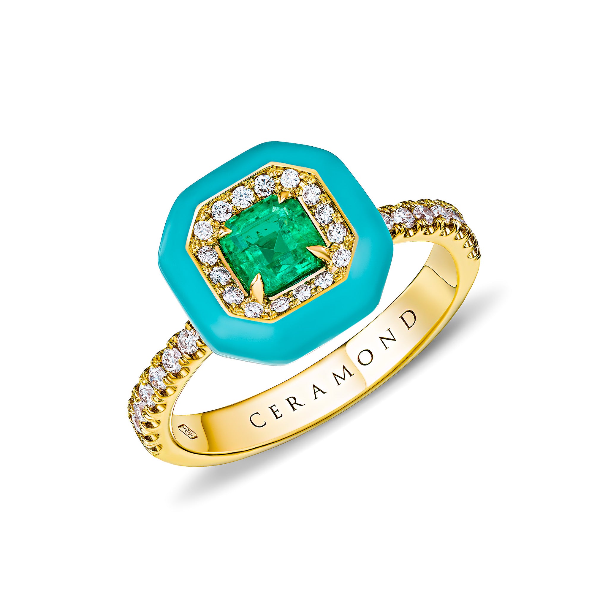 Bonbon Icon Emerald Ring – CERAMOND JEWELRY